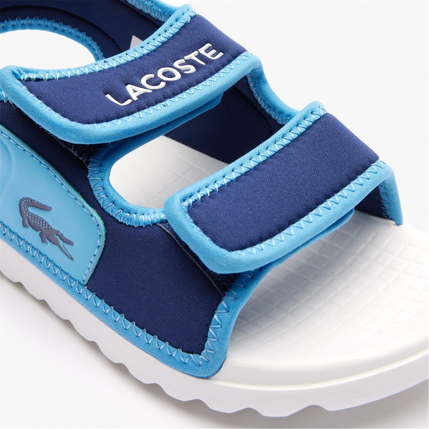 Lacoste | Childrens Surukids Sandals | Kids | Blue-White | Flannels
