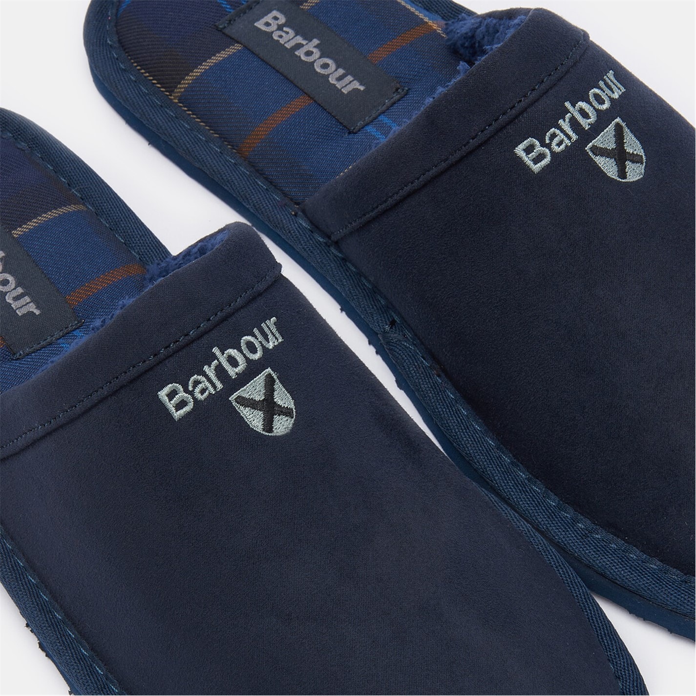 Barbour | Everitt Mule Slippers | Men | Moccasin Slippers | Flannels