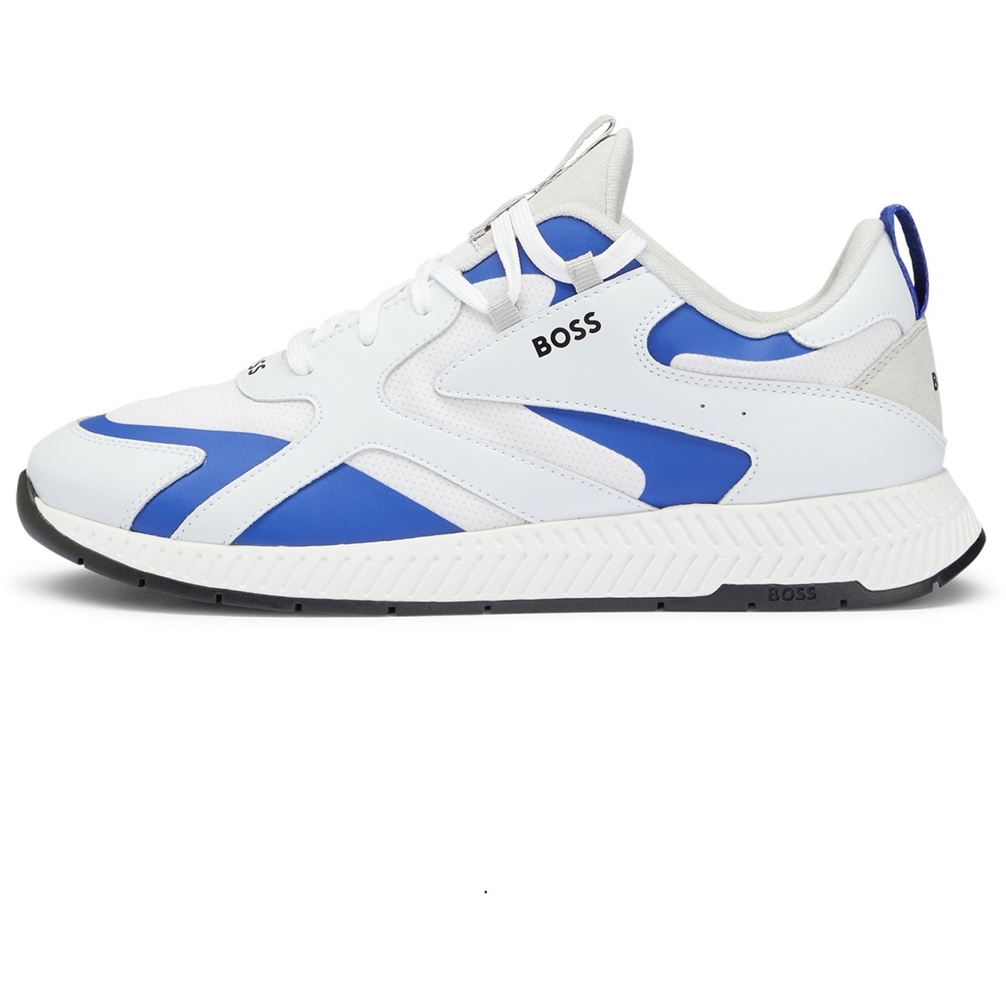 Boss | Men's Titanium Runners Low-Top Trainers | Men | Open White ...