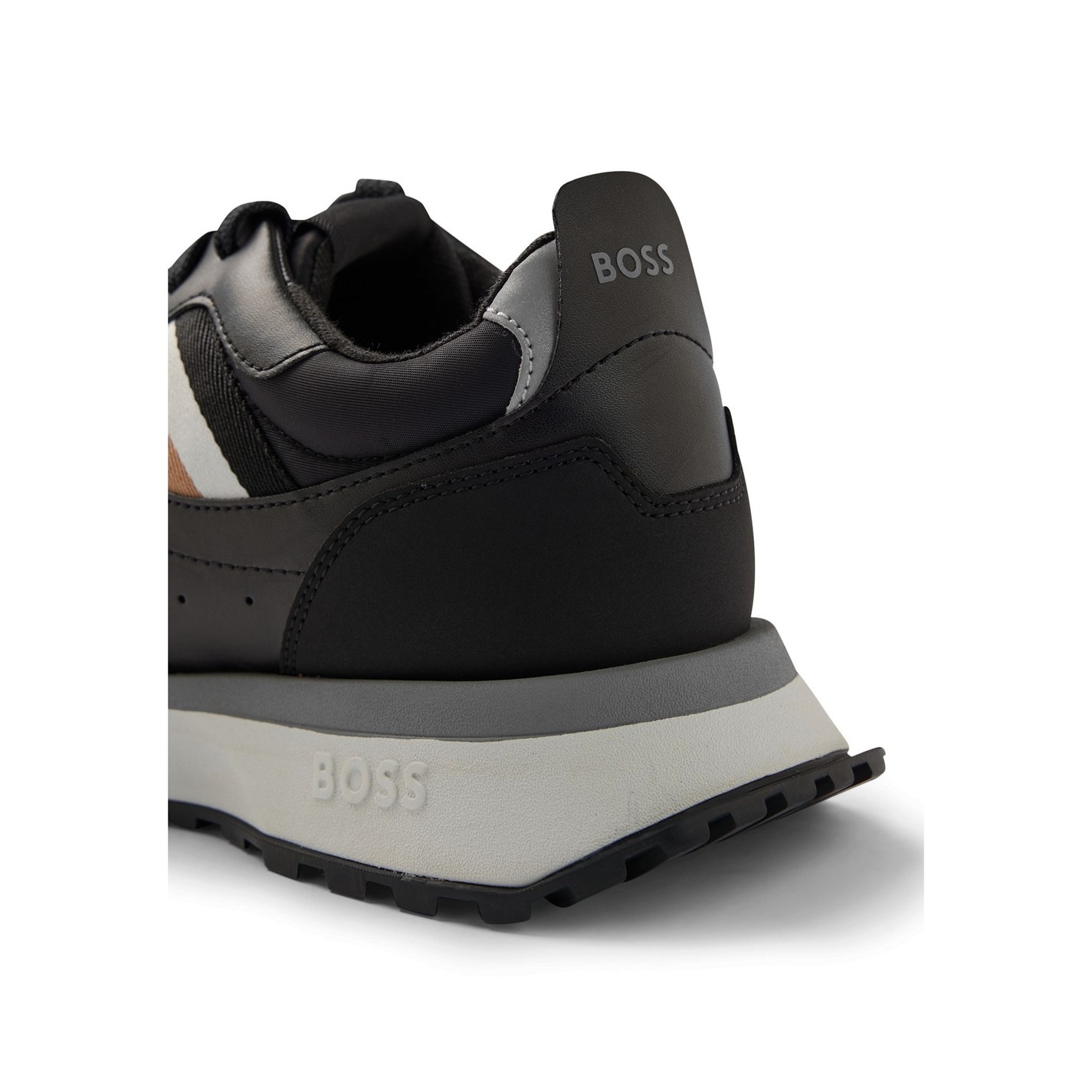 BOSS | Mens BOSS Reflective Contemporary Trainers with Breathable Mesh ...