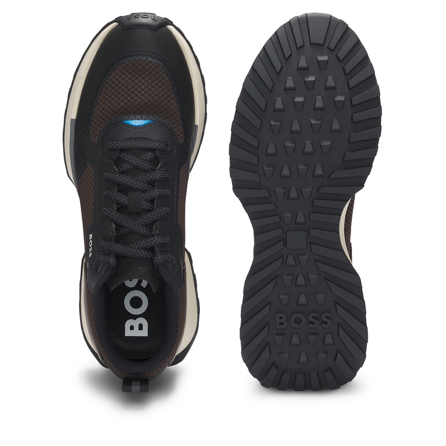 BOSS | Men's Jonah Breathable Mesh Reflective Trainers | Men | Runners ...