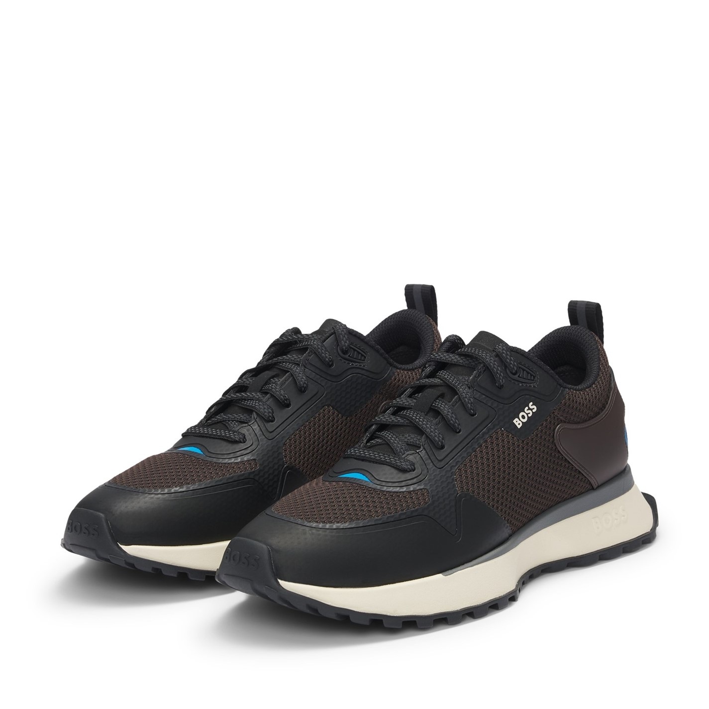 BOSS | Men's Jonah Breathable Mesh Reflective Trainers | Men | Runners ...