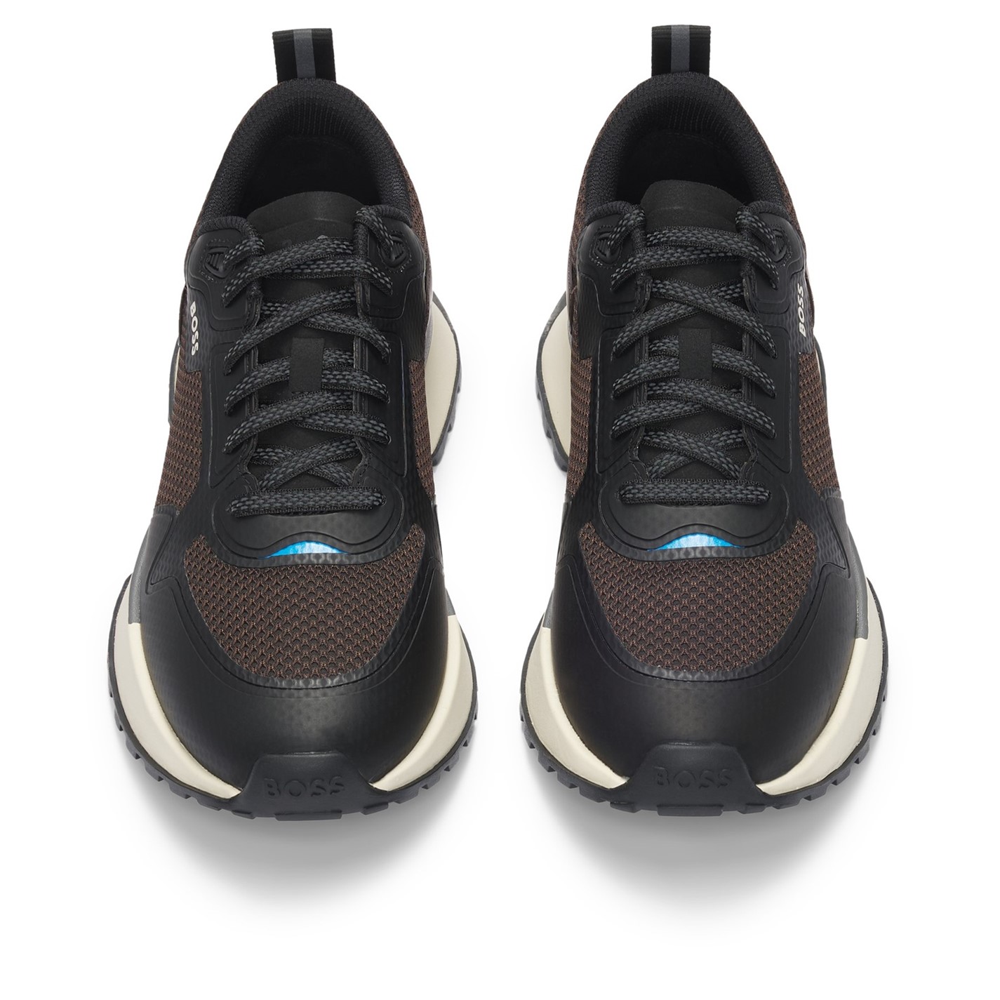 BOSS | Men's Jonah Breathable Mesh Reflective Trainers | Men | Runners ...