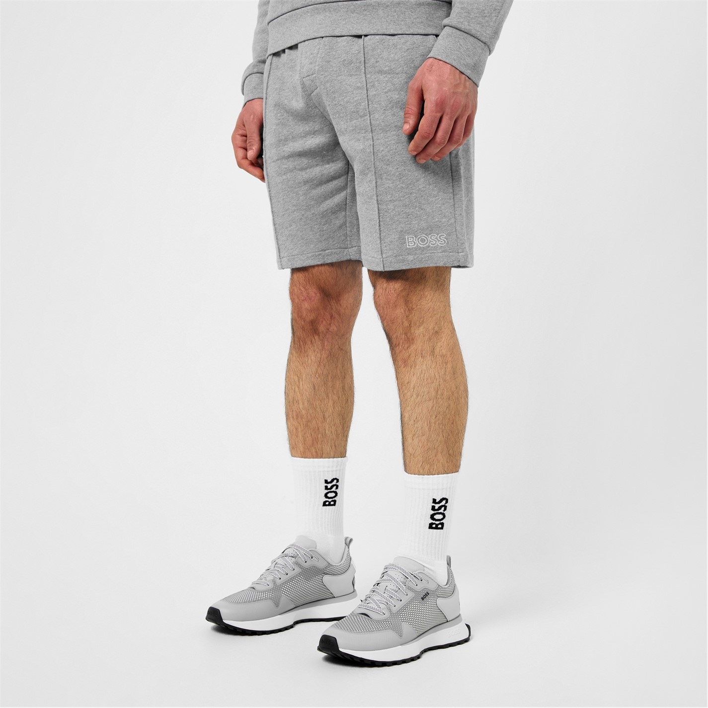 BOSS | Mens BOSS Reflective Contemporary Trainers with Breathable Mesh ...