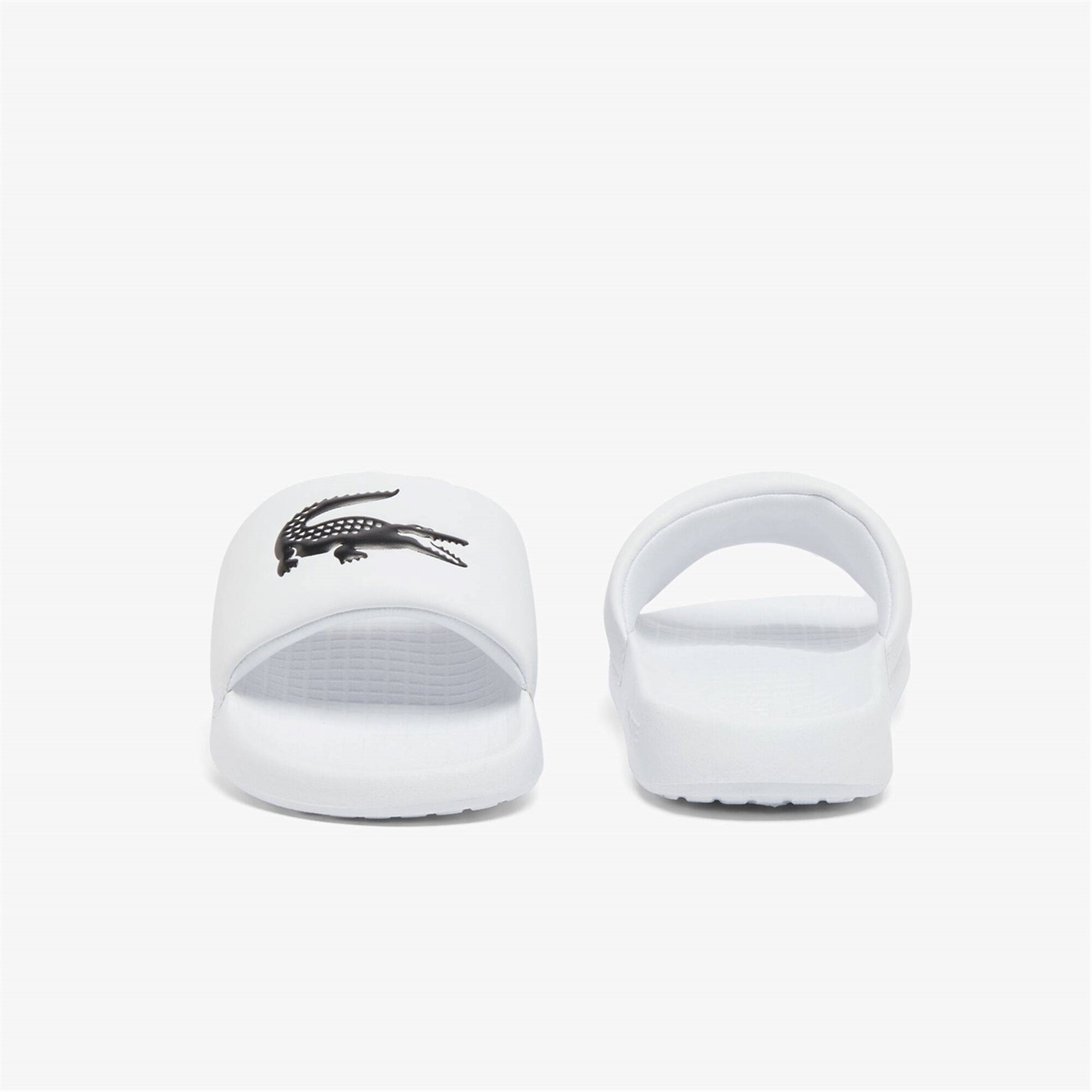 Lacoste | Kids' Pool Sliders | Kids | White/Black 147 | Flannels