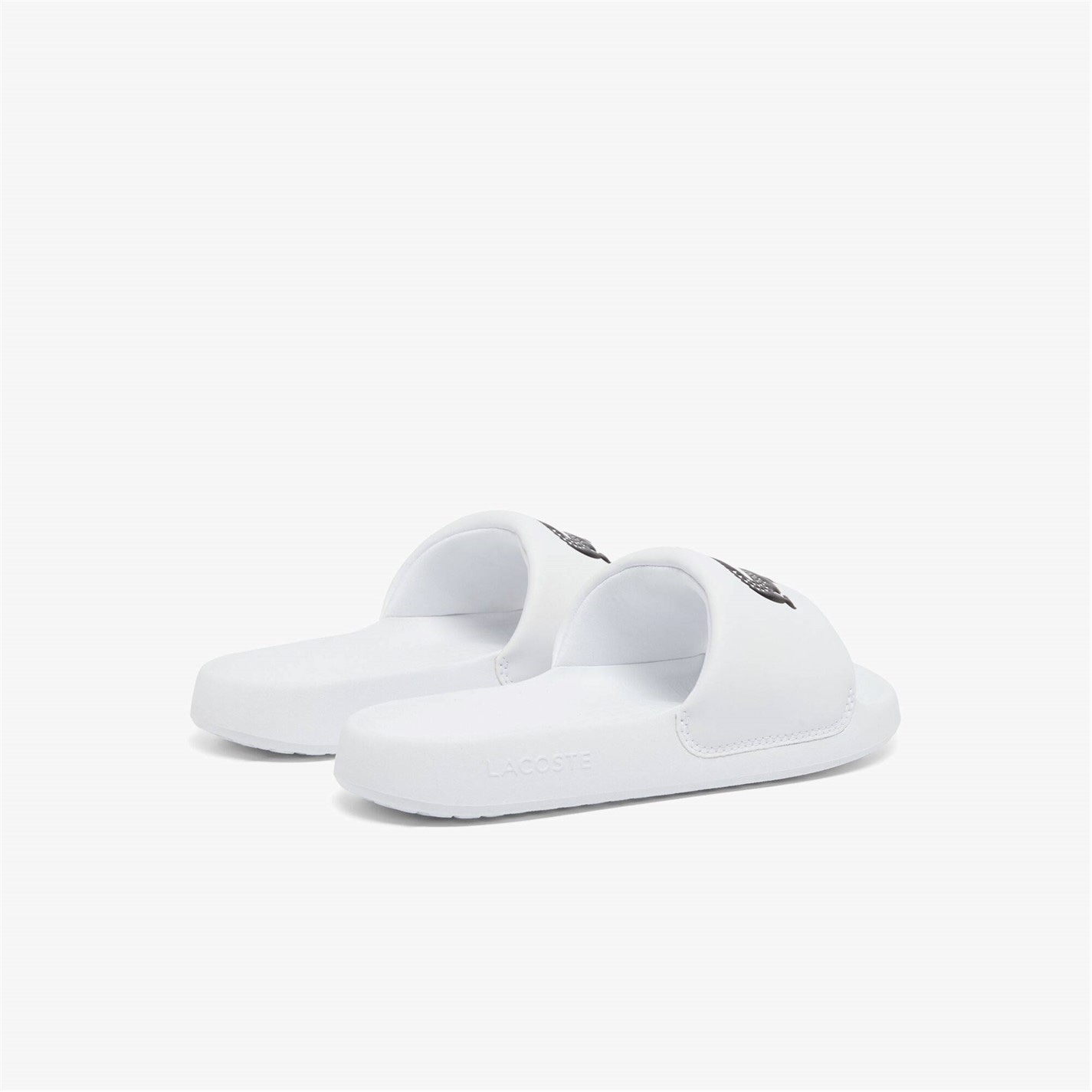 Lacoste | Kids' Pool Sliders | Kids | White/Black 147 | Flannels