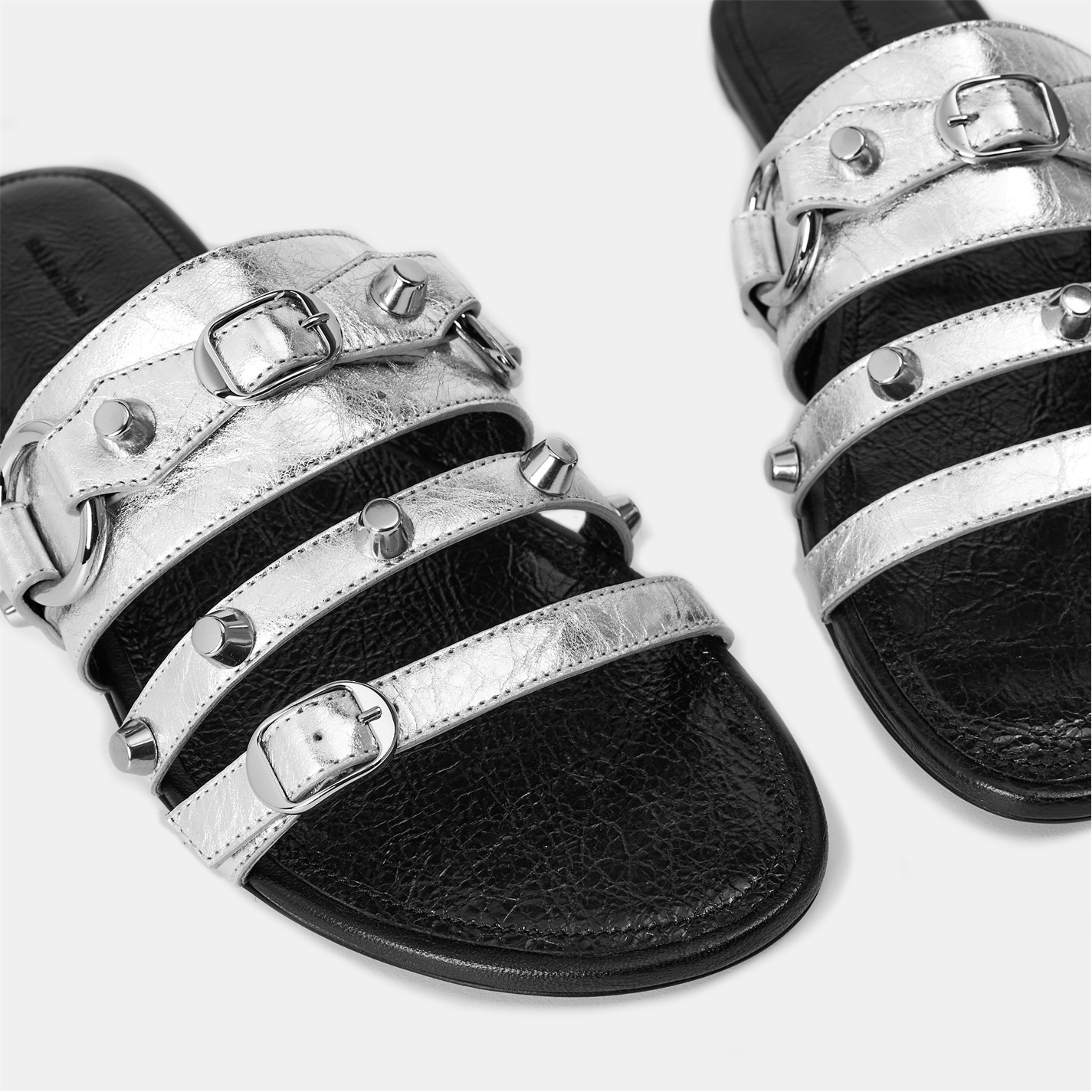 BALENCIAGA | Women's Bal City Slide Flat Sandals | Women | Flat Sandals ...