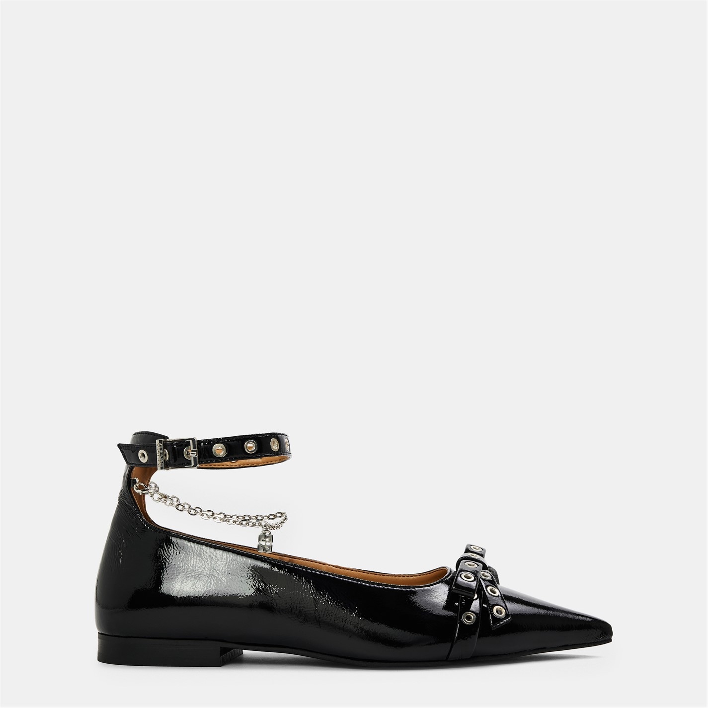 GANNI | Women's Ballet Pumps | Women | Black | Flannels