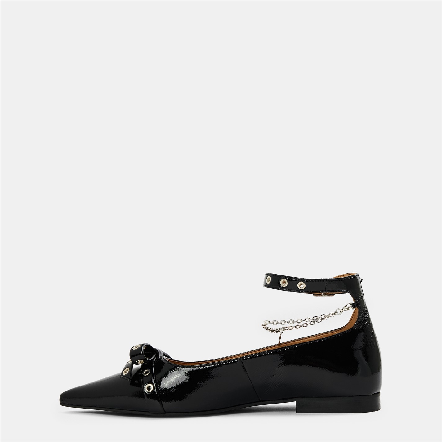 GANNI | Women's Ballet Pumps | Women | Black | Flannels