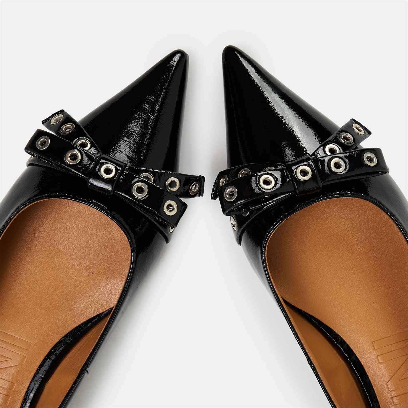 GANNI | Women's Ballet Pumps | Women | Black | Flannels