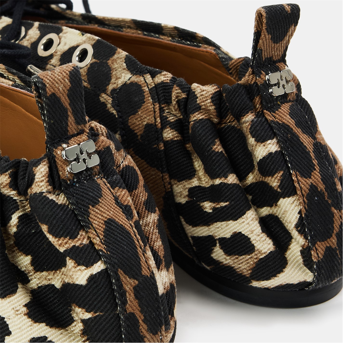 GANNI | Women's Ballet Pumps | Women | Leopard | Flannels