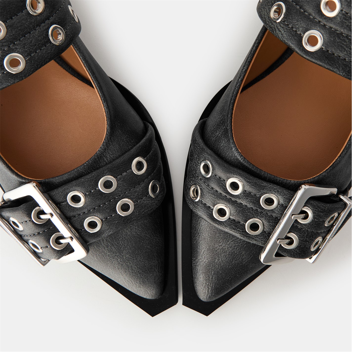 GANNI | Feminine Buckle Ballerinas | Women | Ballet Pumps | Flannels
