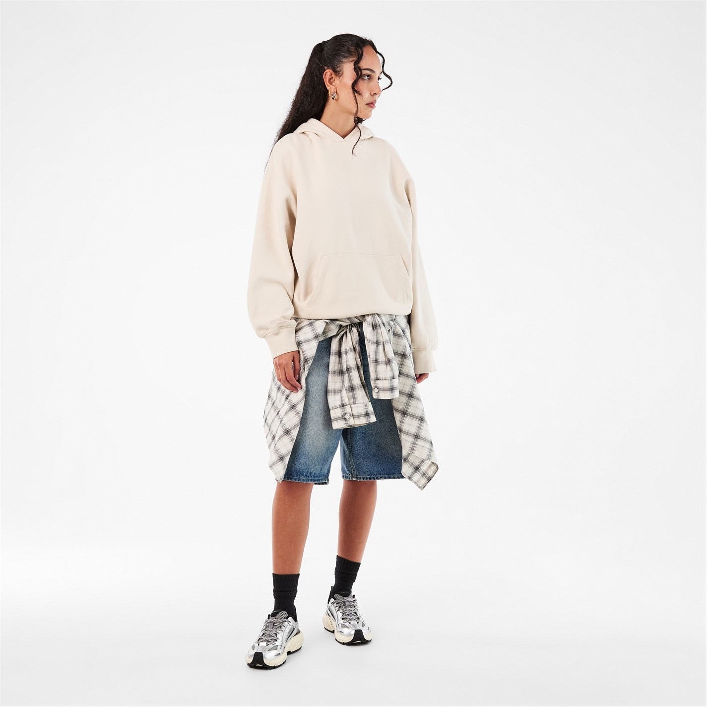 REPRESENT | Women's Storm Runner Chunky Trainers | Women | Silver ...