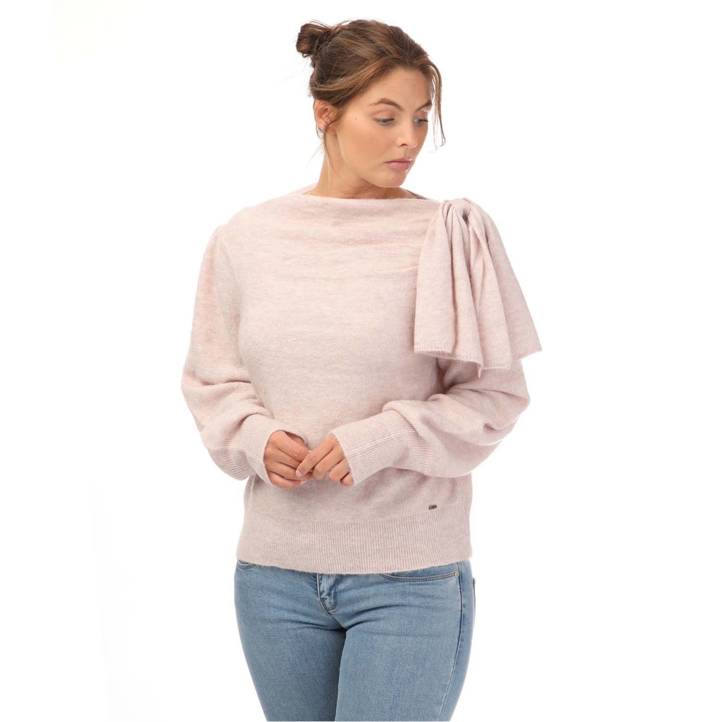 Ted Baker | Larbow Bow Embellished Jumper | Women | Pink | Flannels