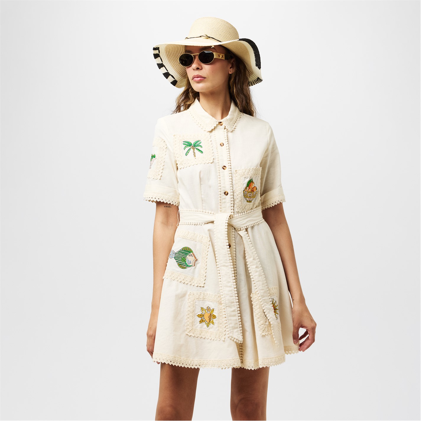 Never Fully Dressed | Women's Isla Button-Down Shirt Dress | Women ...