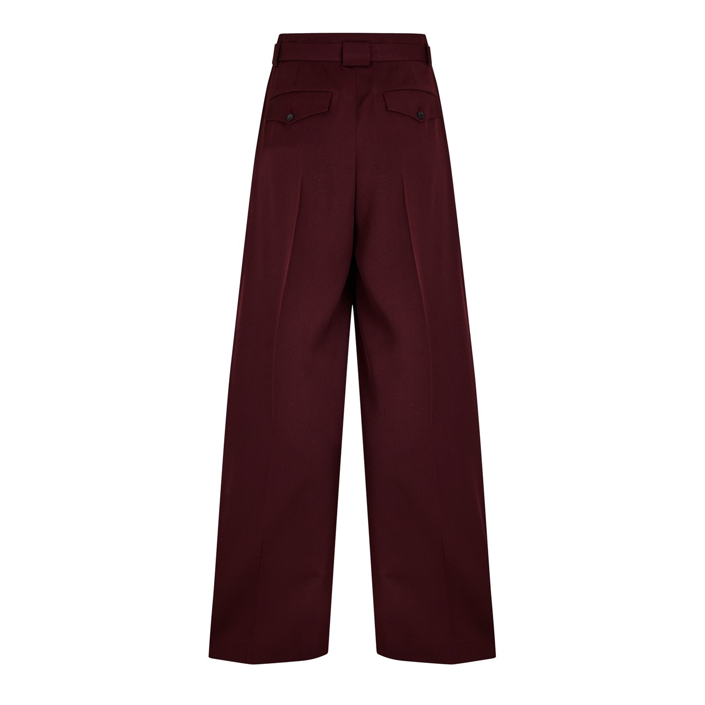 LANVIN | Women's Structured Fit Tailored Trousers | Women | Burgundy ...
