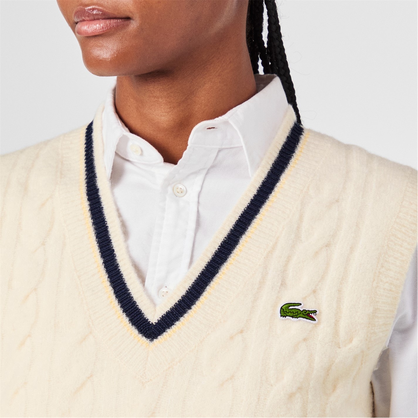 Lacoste | Lacoste Knit Vest Ld54 | Women | Lapland | Flannels