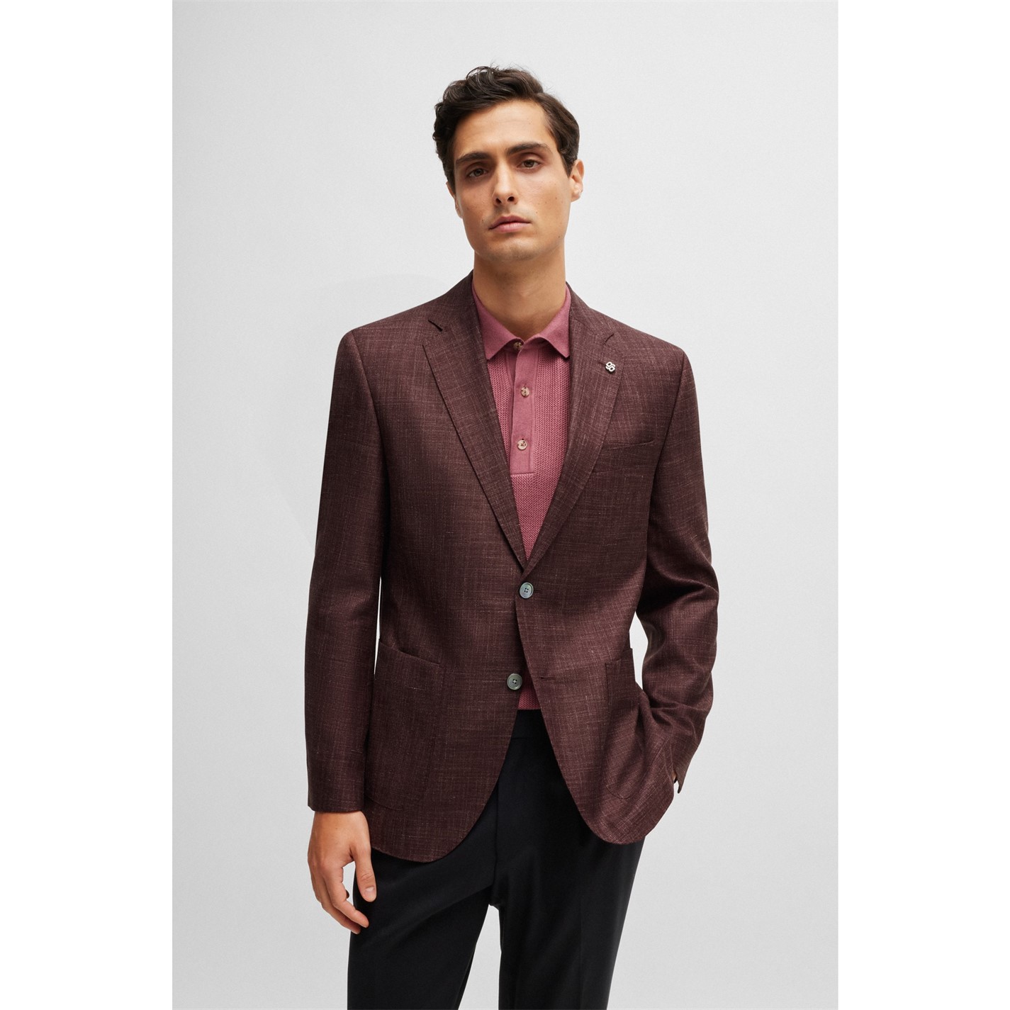 Boss | Men's Janson Tailored Formal Jacket | Men | Open Red | Flannels