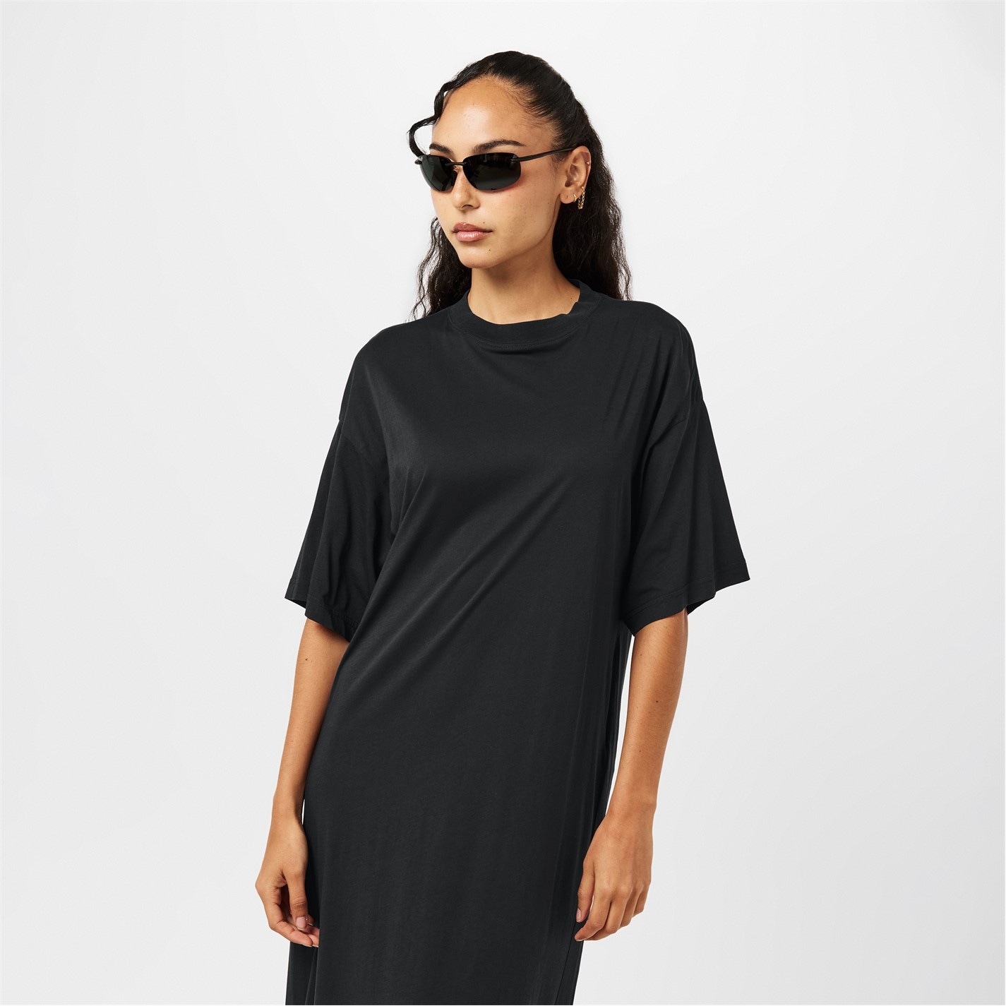 BALENCIAGA | Women's Bal Cocoon Long Maxi Dress | Women | Faded Black ...