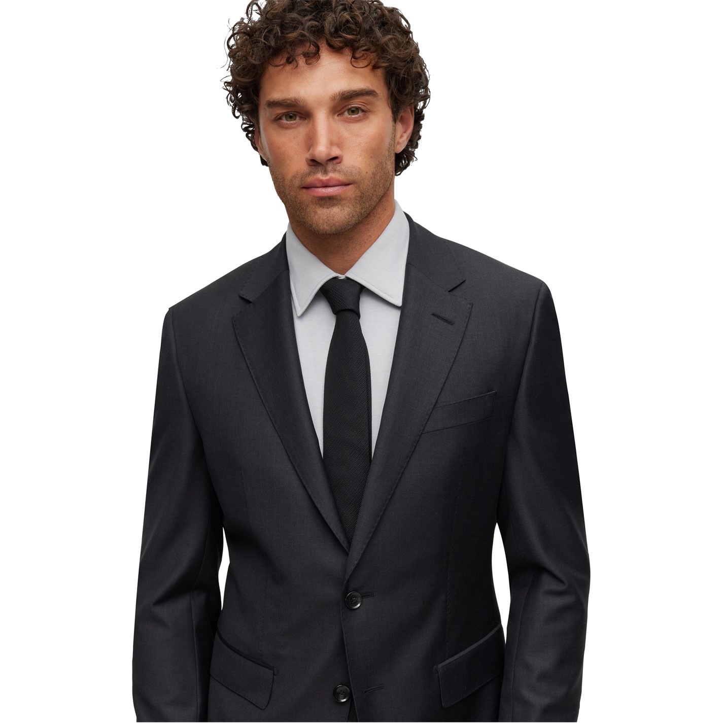 Boss | Men's T Harvers Lc Formal Jacket | Men | Open Grey | Flannels