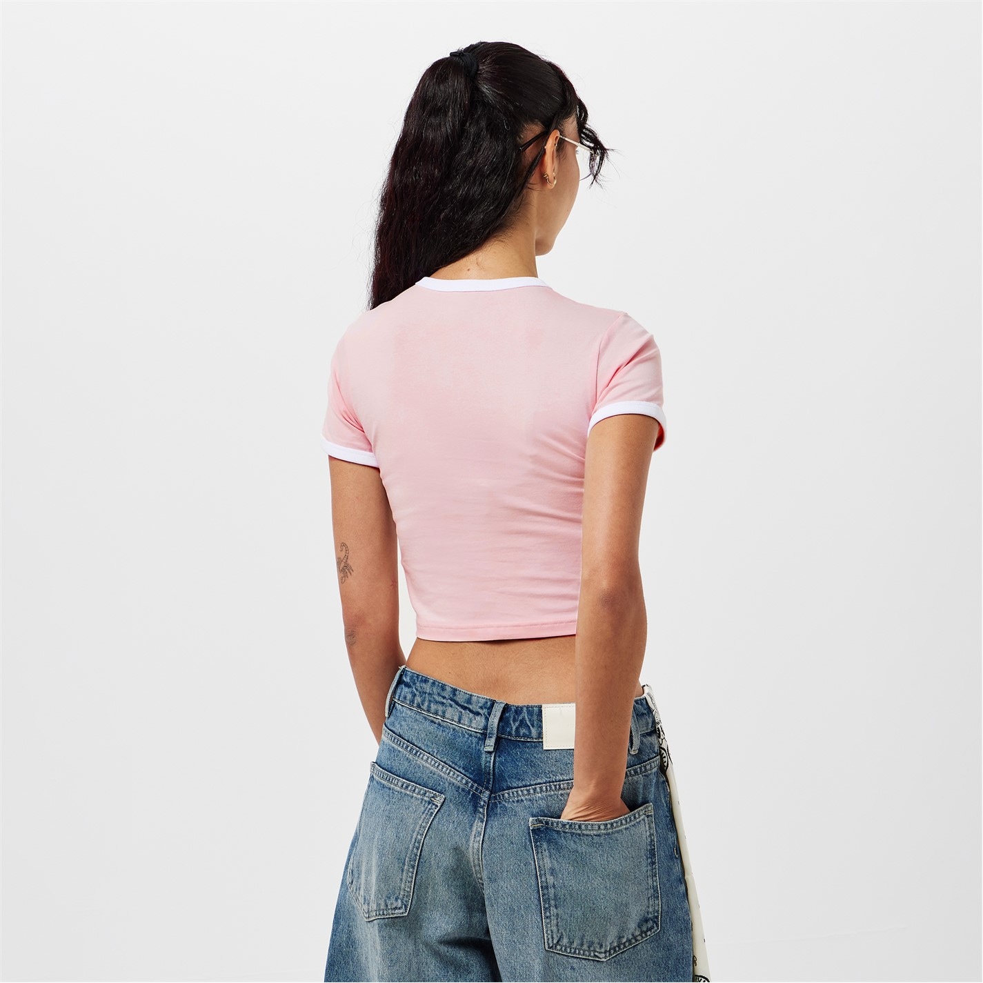 CASABLANCA | Women's Mushroom Fitted Baby Tee | Women | Pink | Flannels