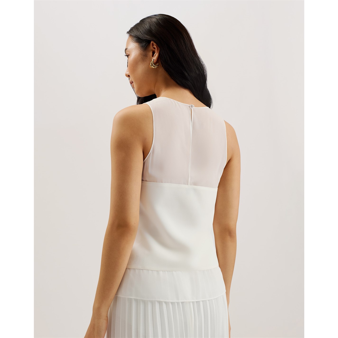 Ted Baker | Ted Panel Tank Top Ld62 | Women | Sleeveless Shirts | Flannels