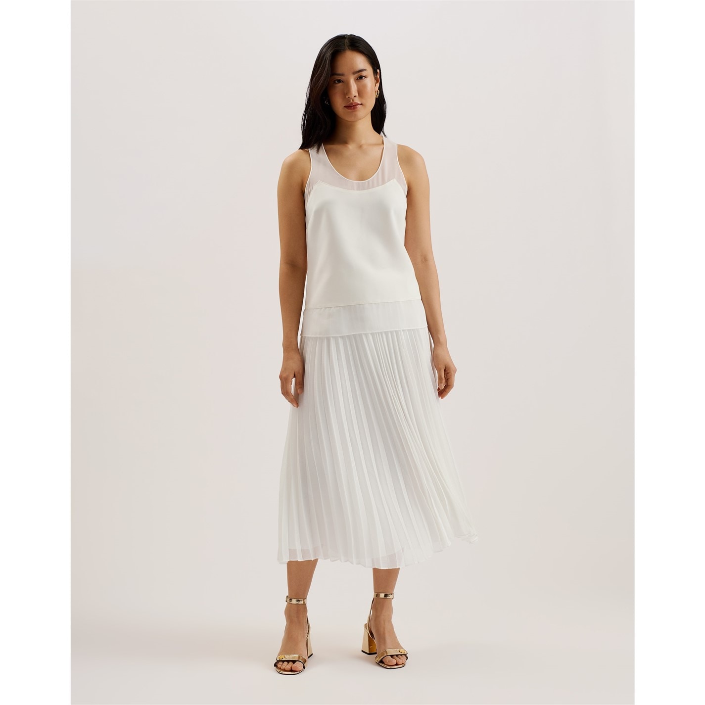 Ted Baker | Ted Panel Tank Top Ld62 | Women | Sleeveless Shirts | Flannels