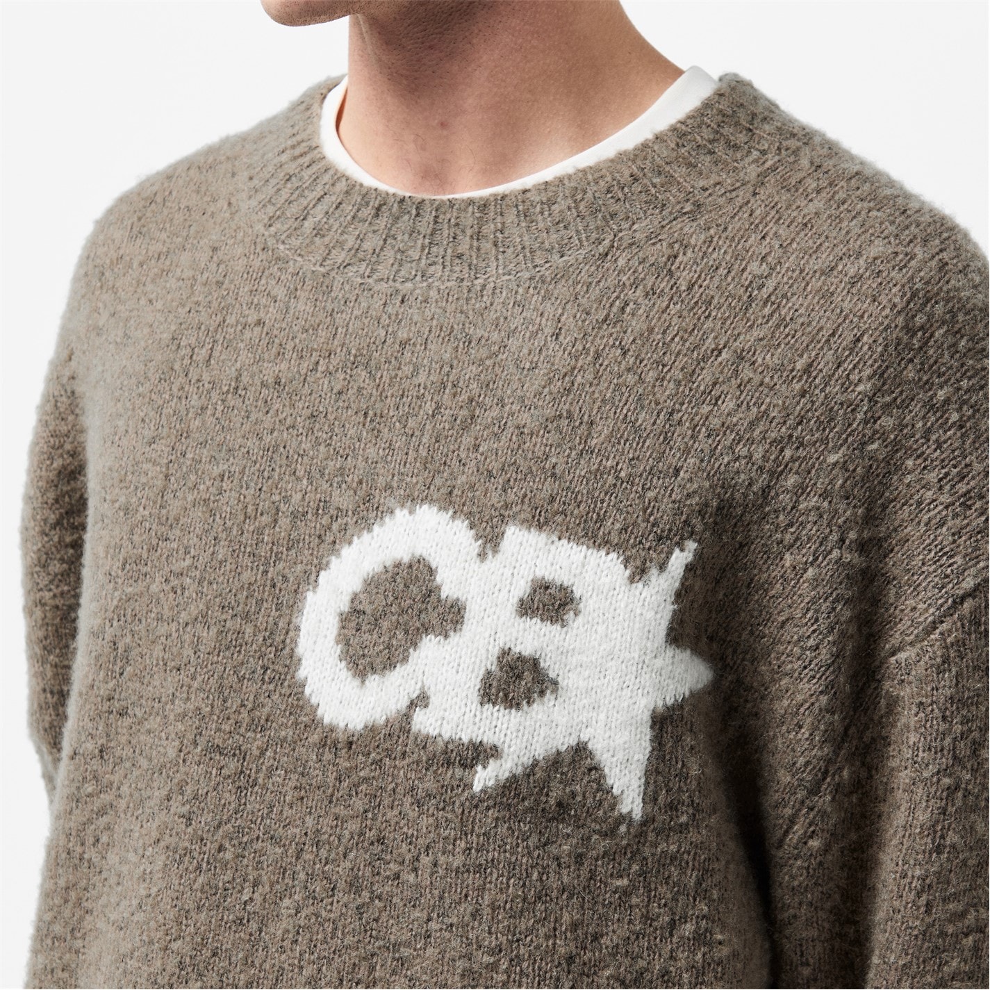 COLE BUXTON | Men's Star Knitted Crew Neck Jumper | Men | Crew Neck ...