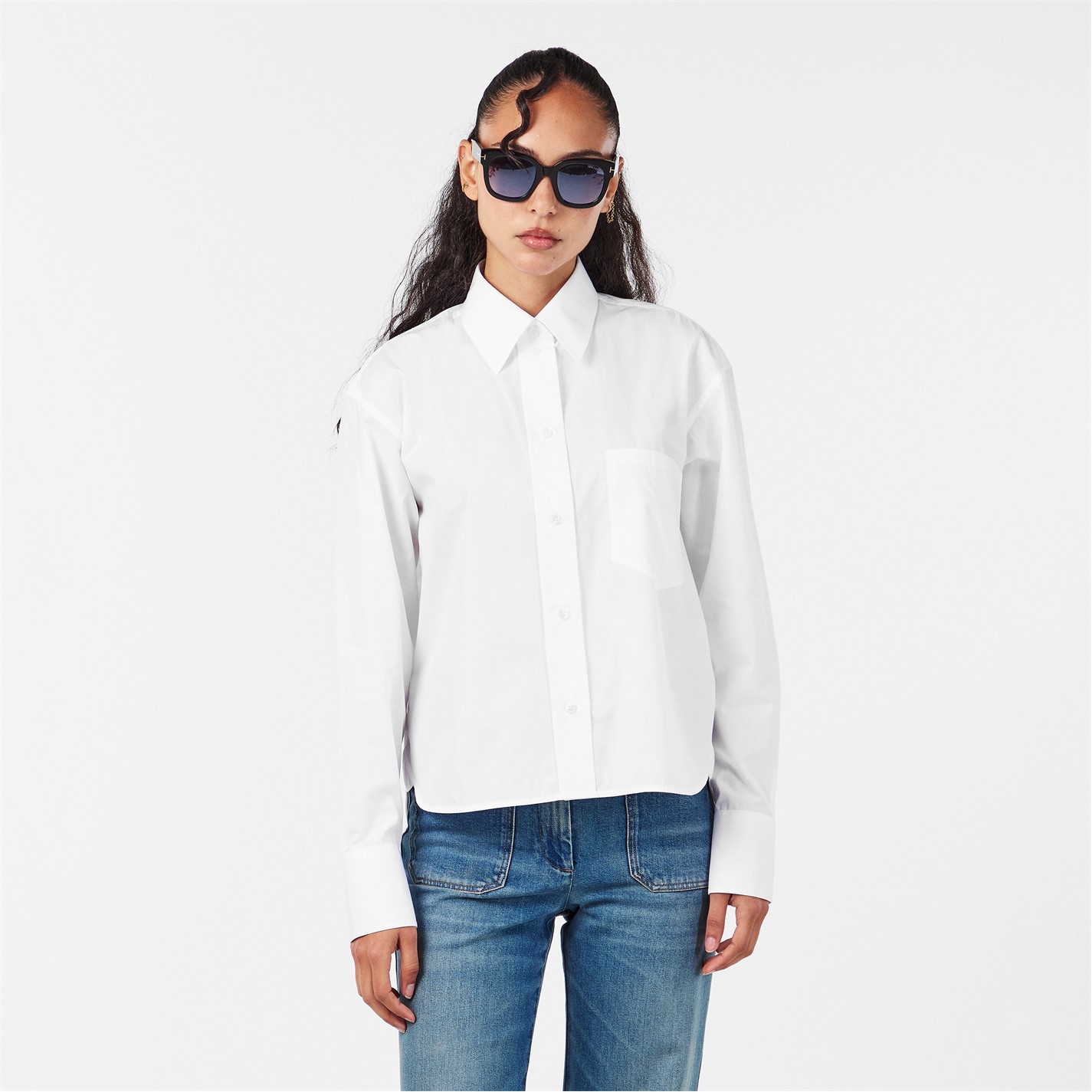 VICTORIA BECKHAM | Women's Plain Long-Sleeve Shirt | Women | White ...