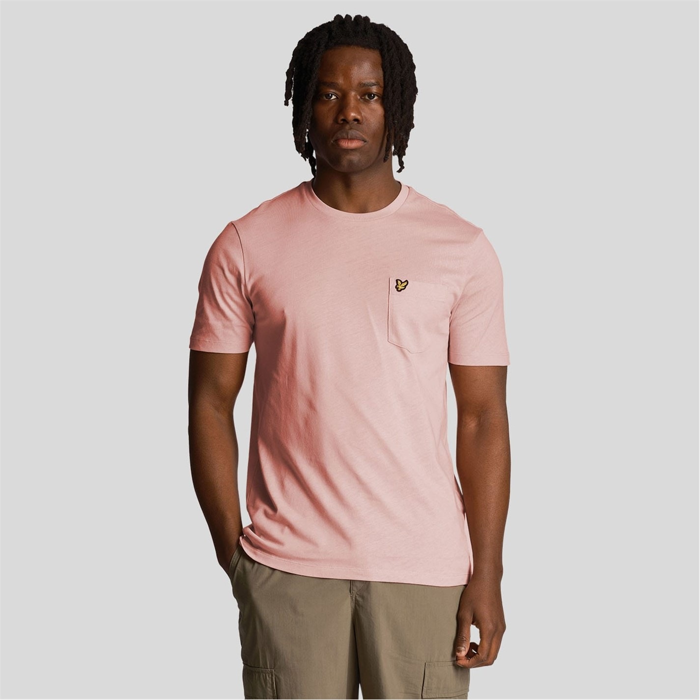Lyle and Scott | Pocket T-Shirt | Men | Pink | Flannels