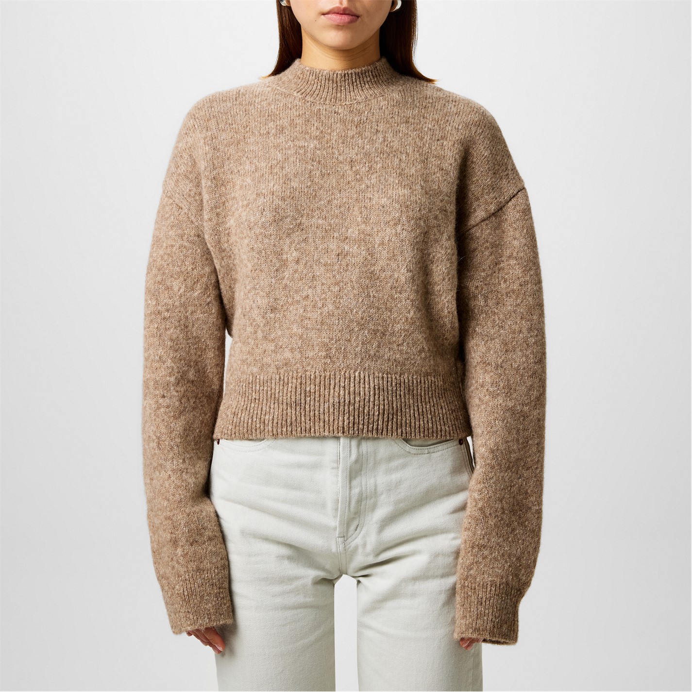 JACQUEMUS | Jacq Logo Jumper Ld43 | Women | Beige | Flannels