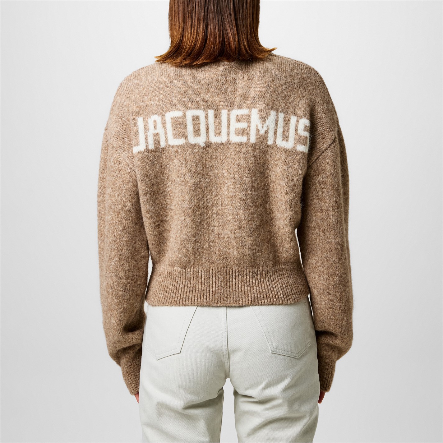 JACQUEMUS | Jacq Logo Jumper Ld43 | Women | Beige | Flannels