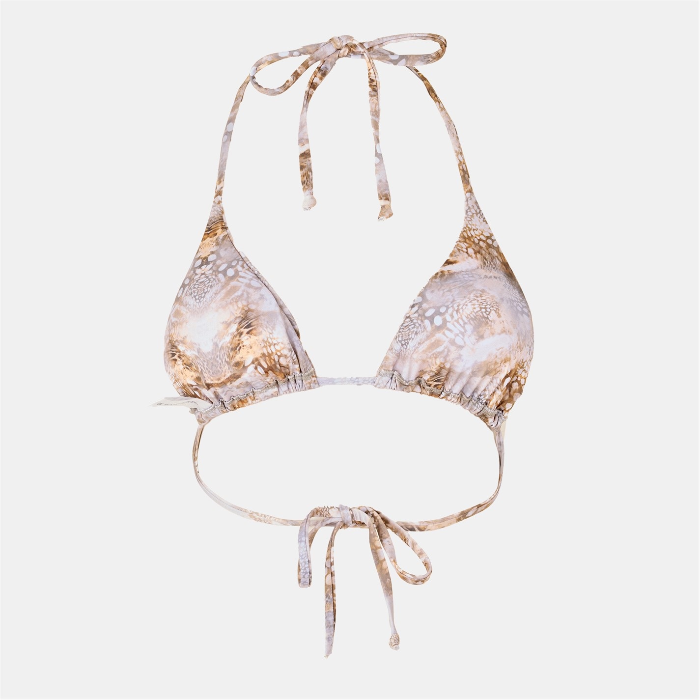 GRACE JACOB | Women's Triangle Bikinis | Women | Beige | Flannels
