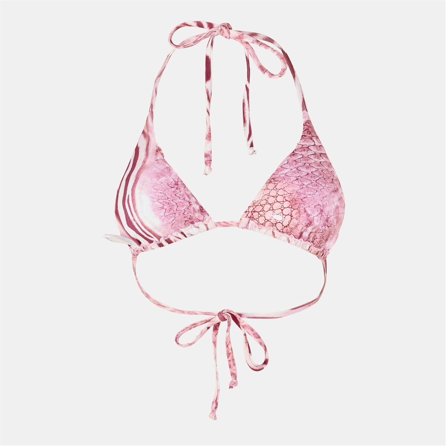 GRACE JACOB | Women's Triangle Bikinis | Women | Pink | Flannels