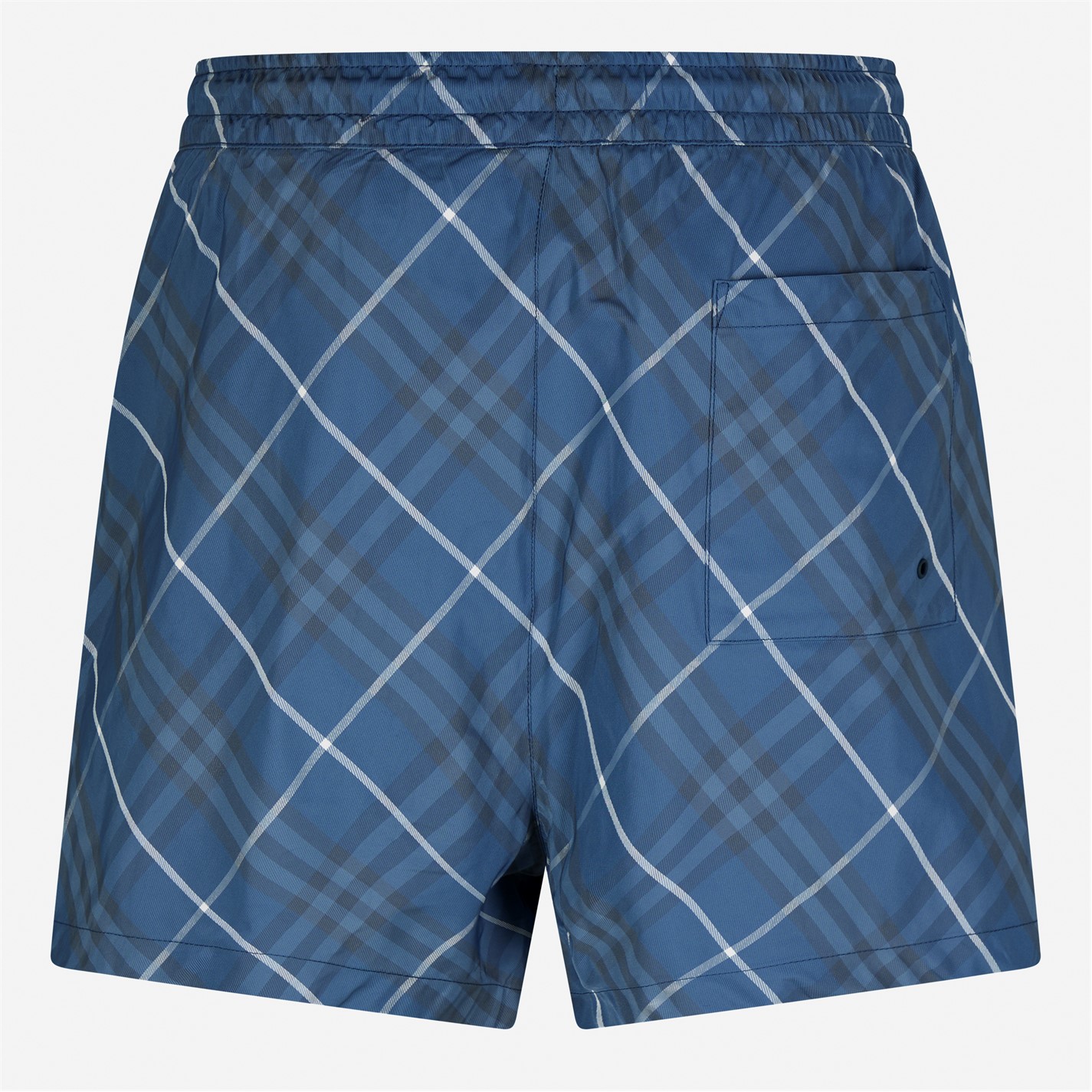 BURBERRY | Men's Check Swim Shorts | Men | Pewter | Flannels