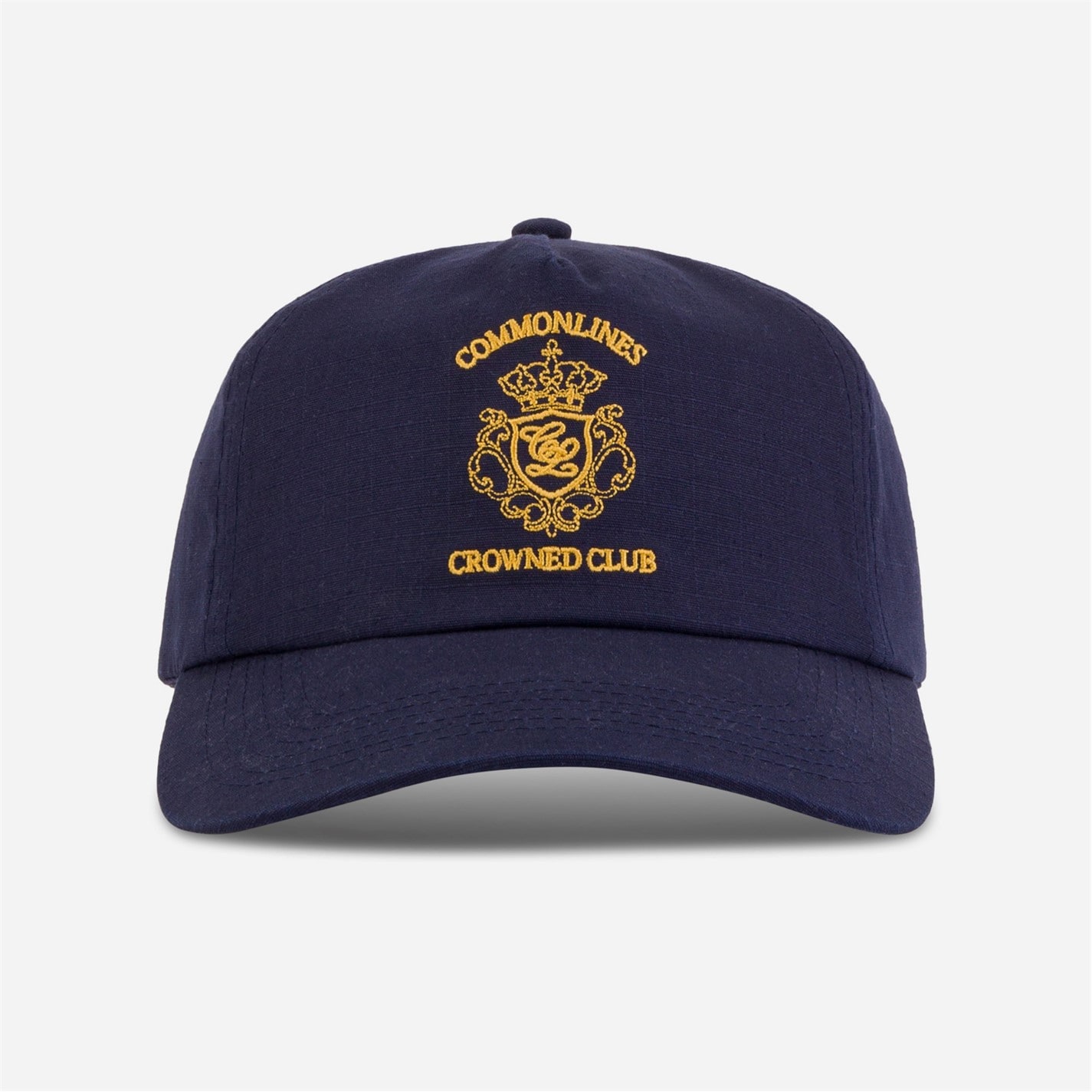 COMMON LINES | Crowned Club Cap | Men | Yellow/Navy | Flannels