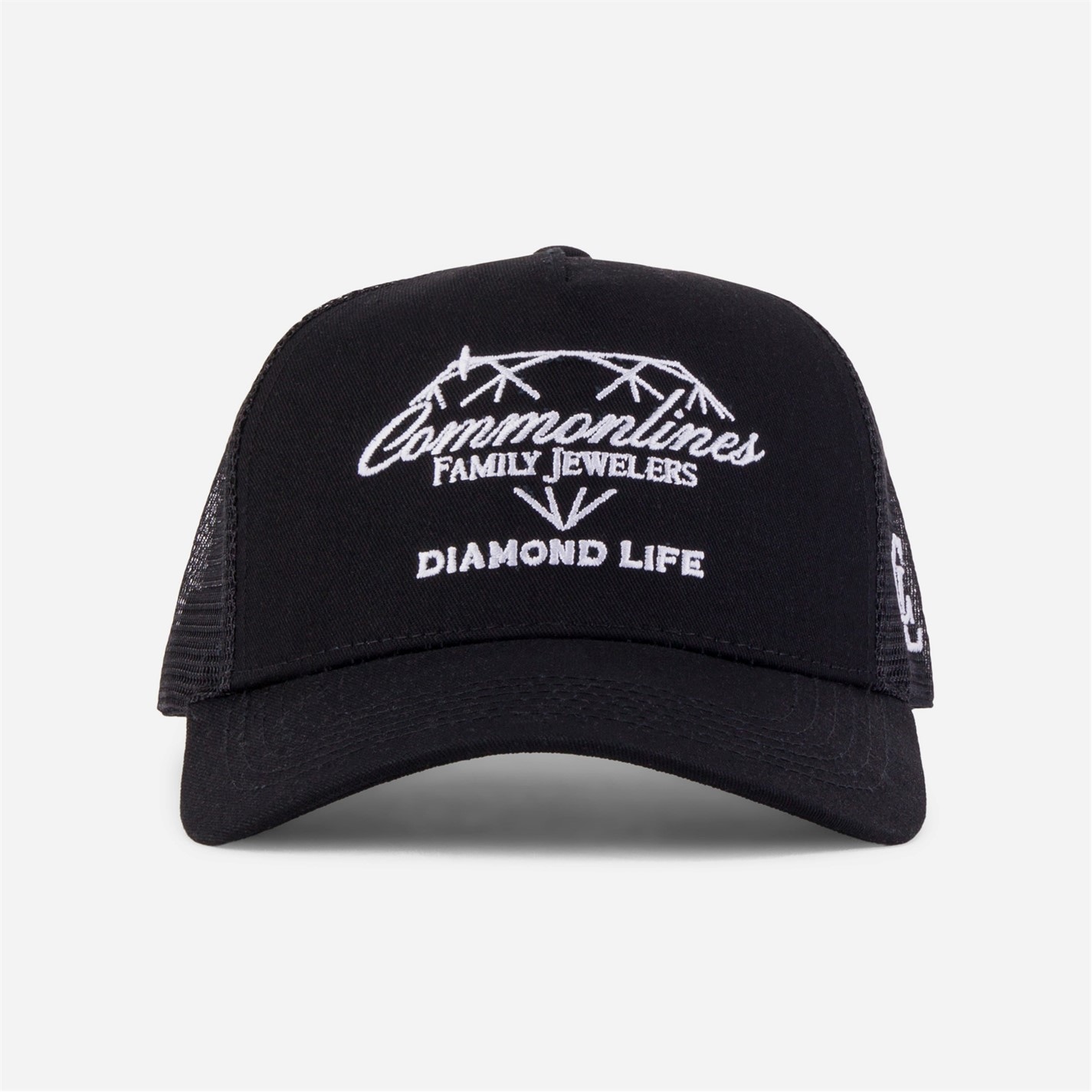 COMMON LINES | Diamond Life Cap | Men | White/Black | Flannels
