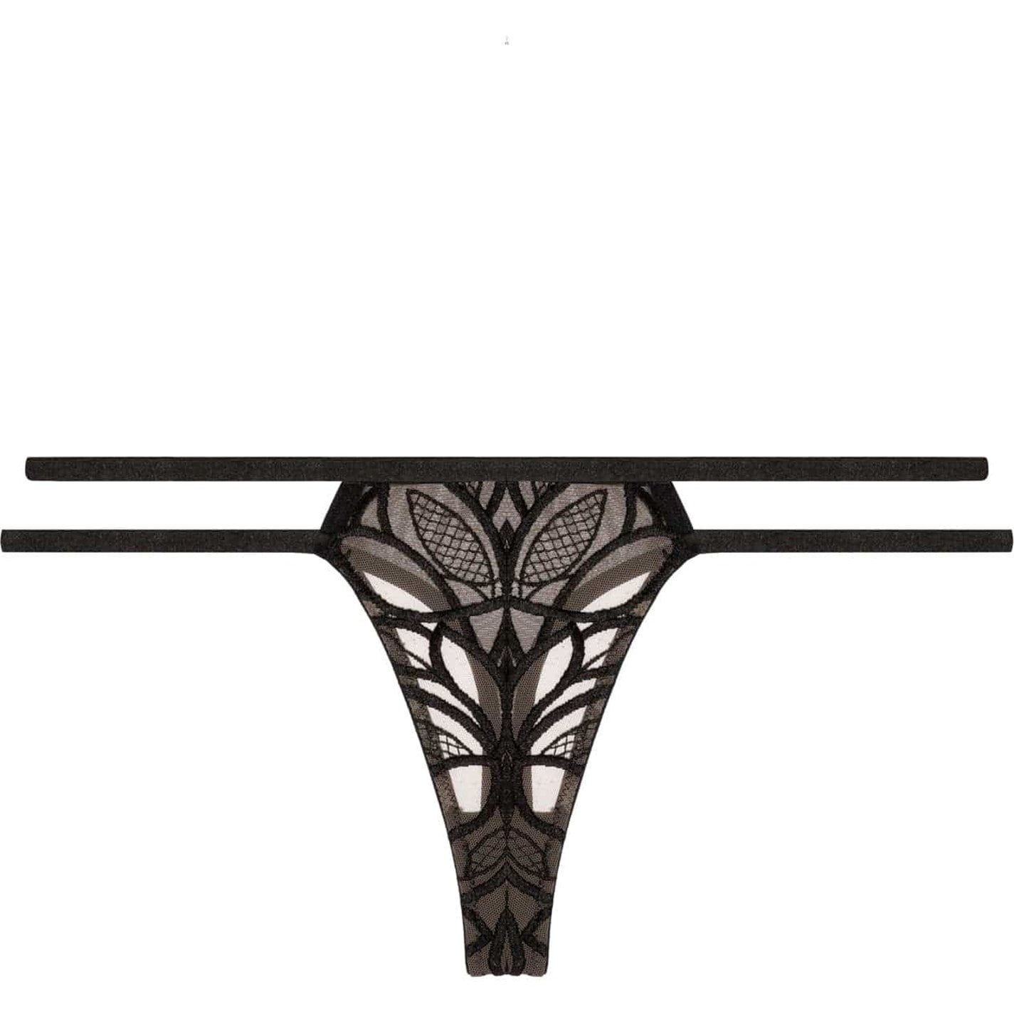 Wolf and Whistle | Lilith Black Graphic Embroidery Bra | Women | Black ...