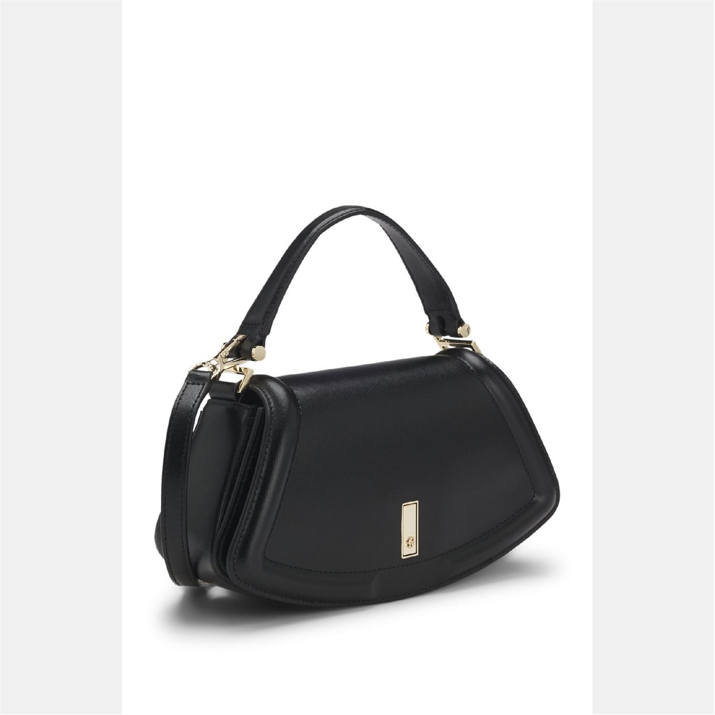 Boss | Ariell Leather Shoulder Bag | Women | Black | Flannels