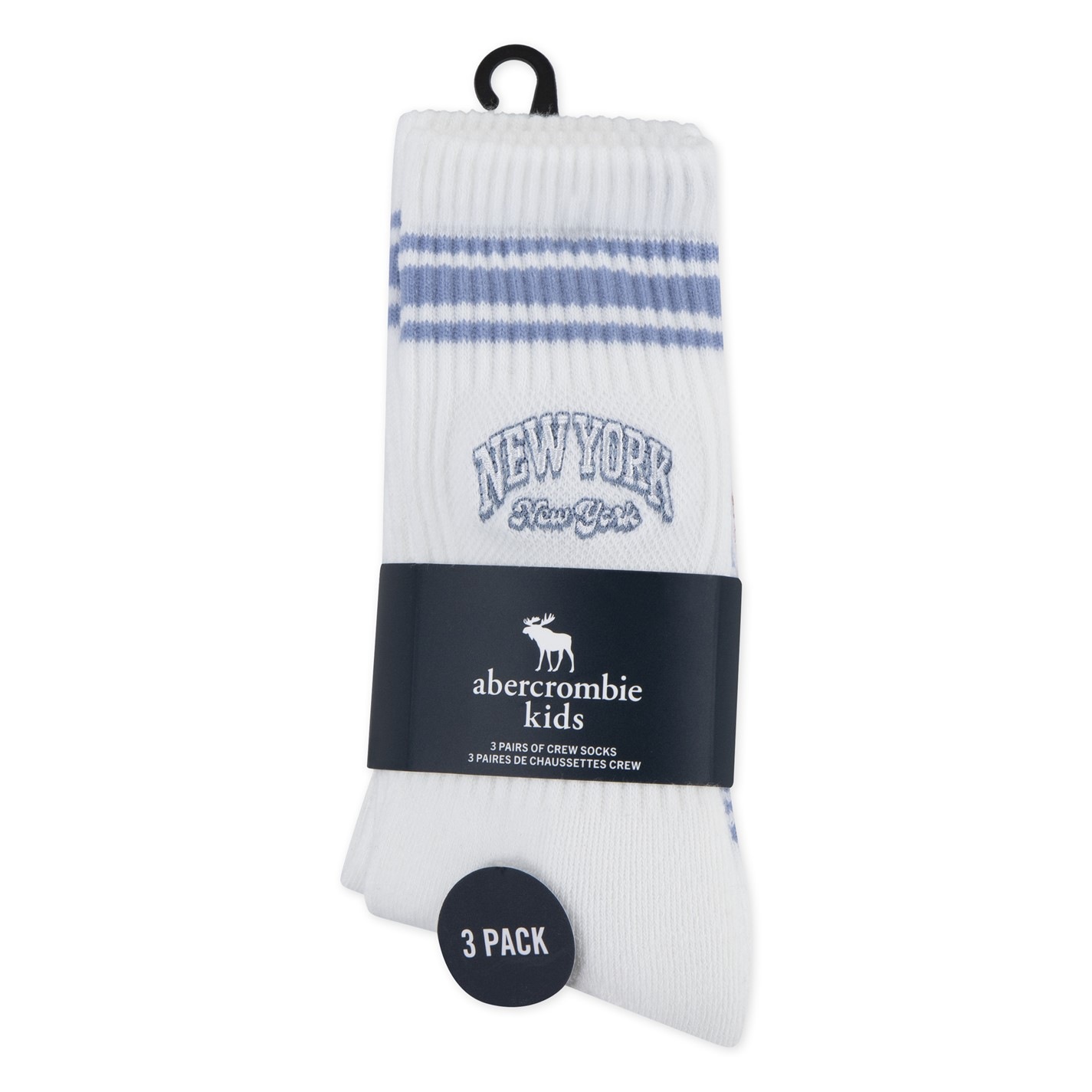 Abercrombie and Fitch | A and F 3Pk Socks Jn54 | Kids | Crew Socks ...