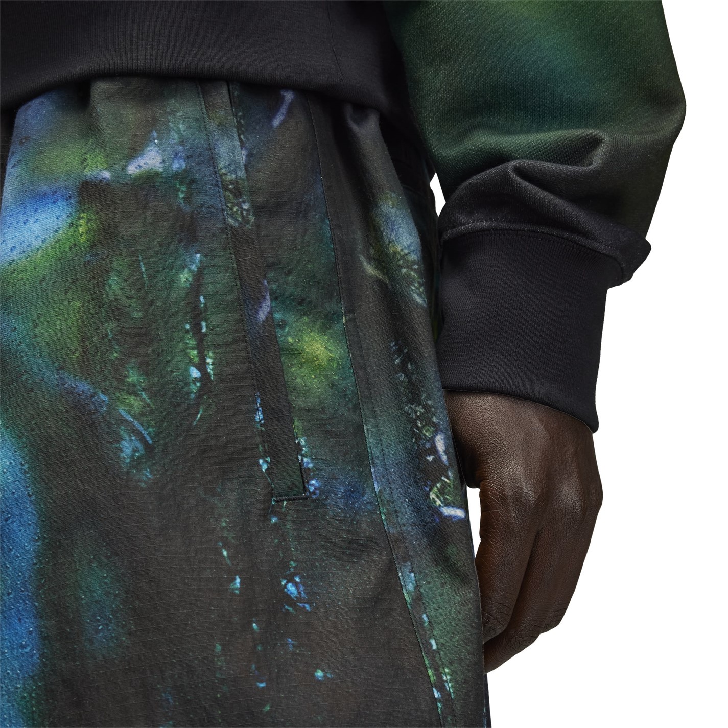 Y3 | Men's All Over Print Rip Stop Tracksuit Shorts | Men | Multicolor ...