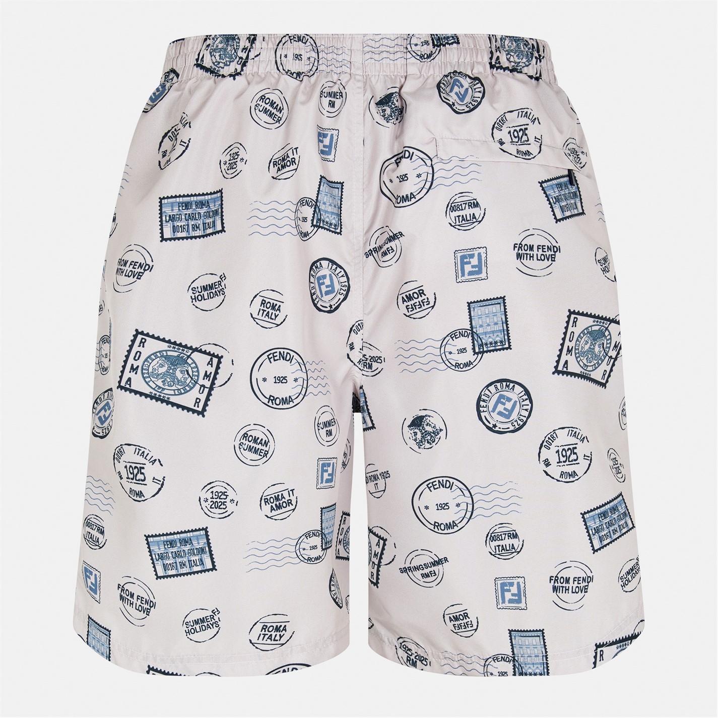 FENDI | Men's Postcard Woven Tracksuit Shorts | Men | Cream | Flannels