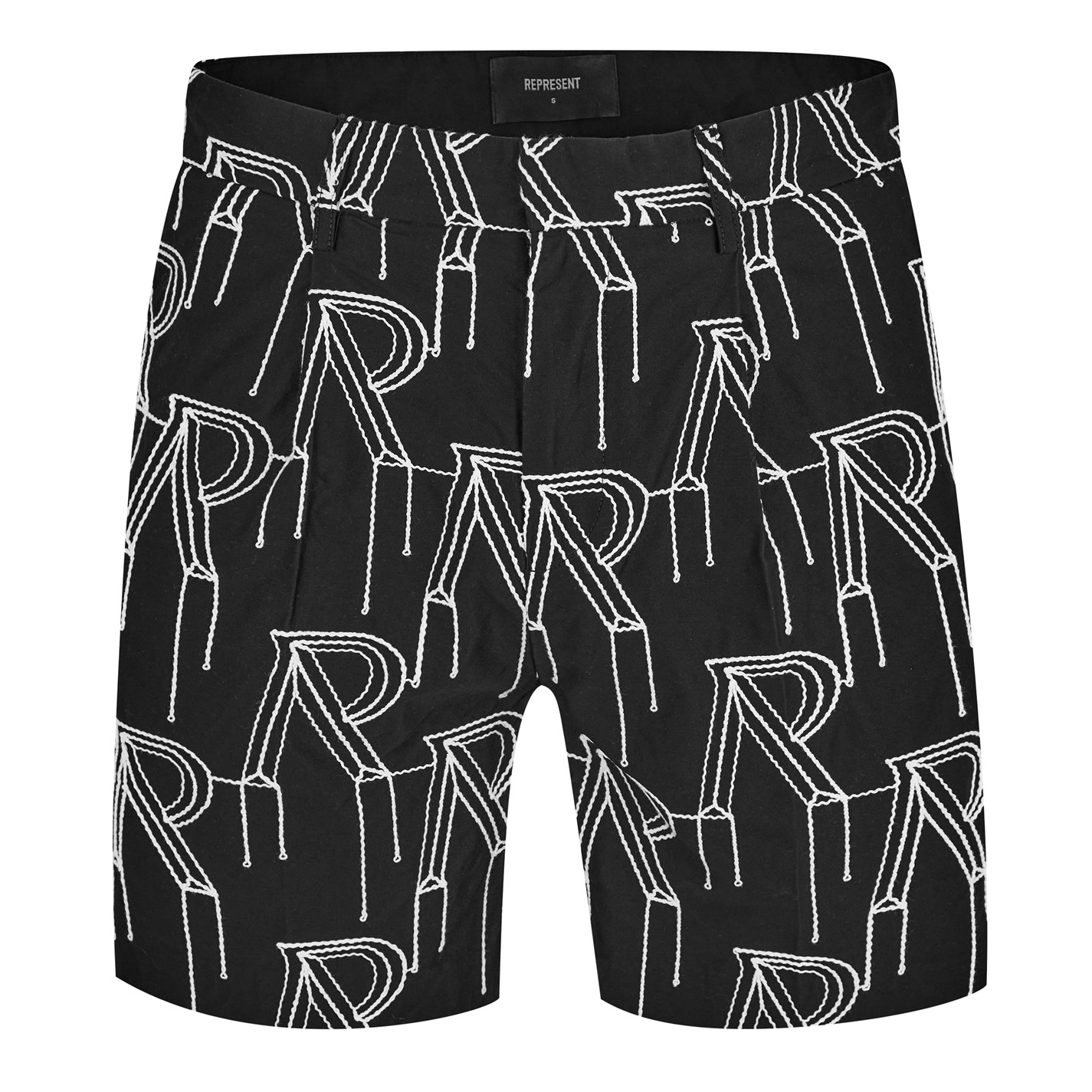 REPRESENT | Men's Cotton Woven Tracksuit Shorts | Men | Black | Flannels