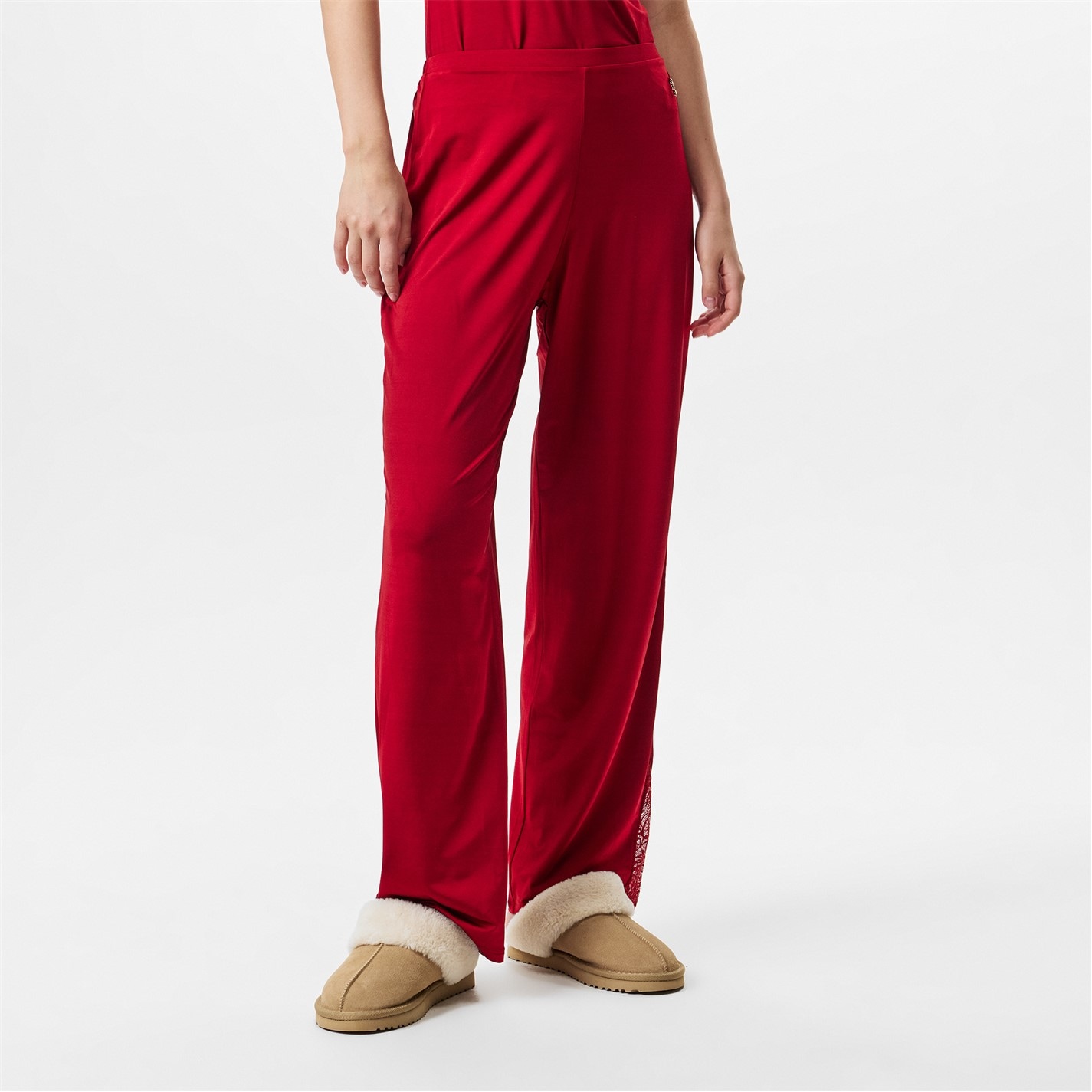 Boss | Women's Bianca WL Lace Insert Relaxed Fit Pyjama Trousers ...