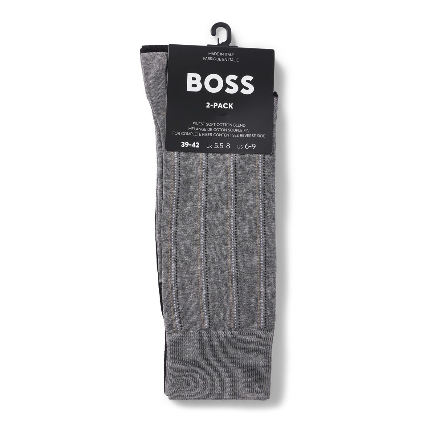 Boss | Men's Pinstripe Crew Socks | Men | Crew Socks | Flannels