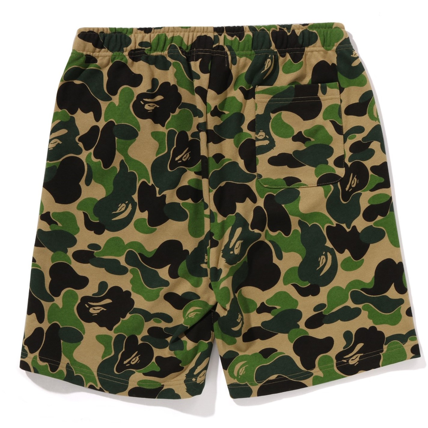 A BATHING APE | Men's Shark Fleece Jogger Shorts | Men | Green | Flannels