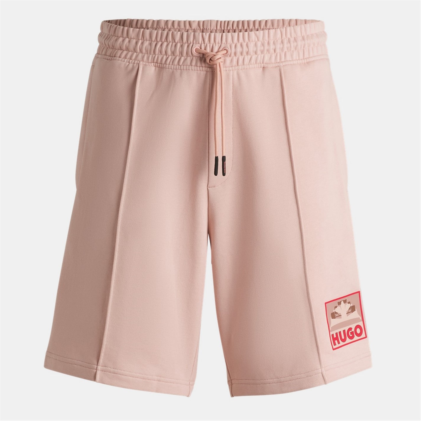 Hugo | Men's Racing Bulls Fleece Jogger Shorts | Men | Pink 687 | Flannels