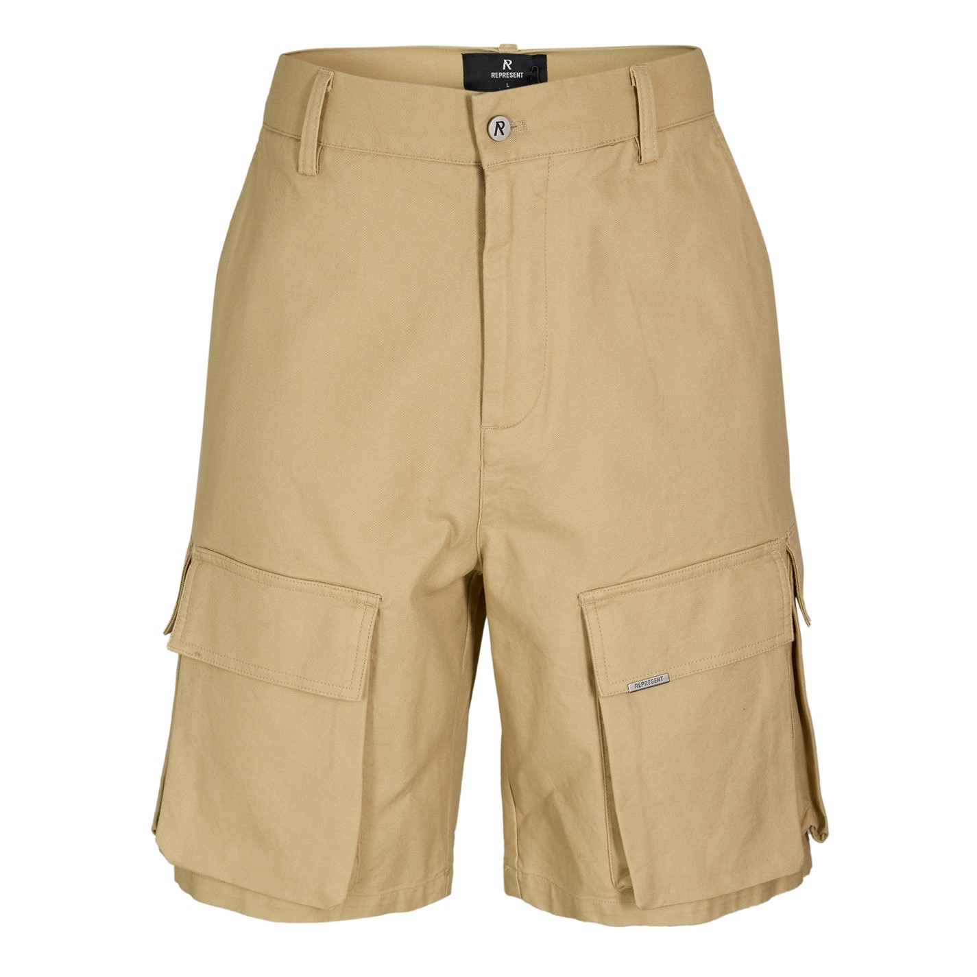 REPRESENT | Men's Multi-Pocket Tailored Fit Cargo Shorts | Men ...