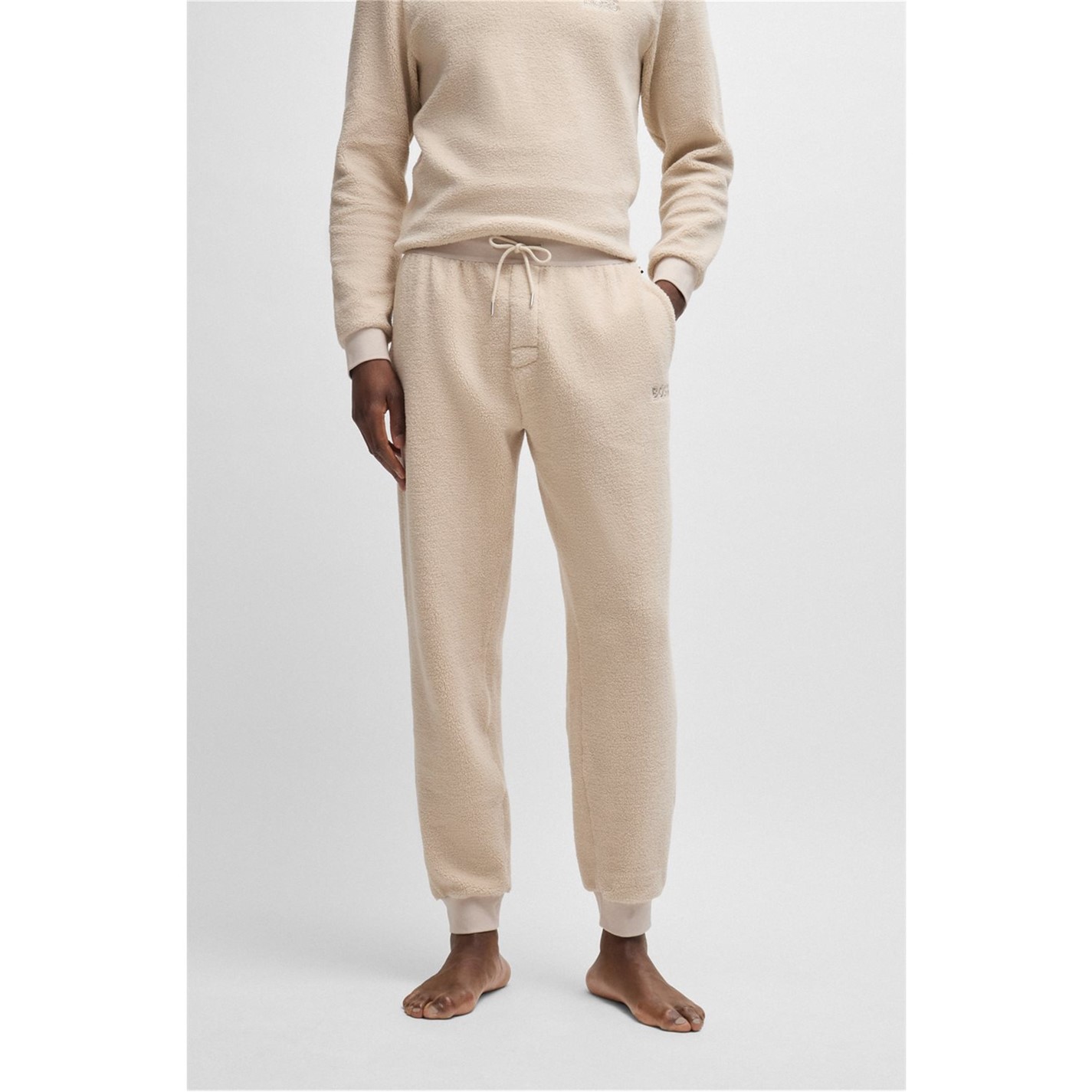 Boss | Men's Contemp Pants Closed Hem Fleece Trousers | Men | Open ...