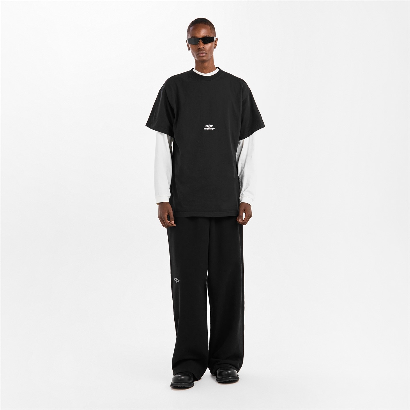BALENCIAGA | Men's Bal Baggy Closed Hem Fleece Joggers | Men | Black ...